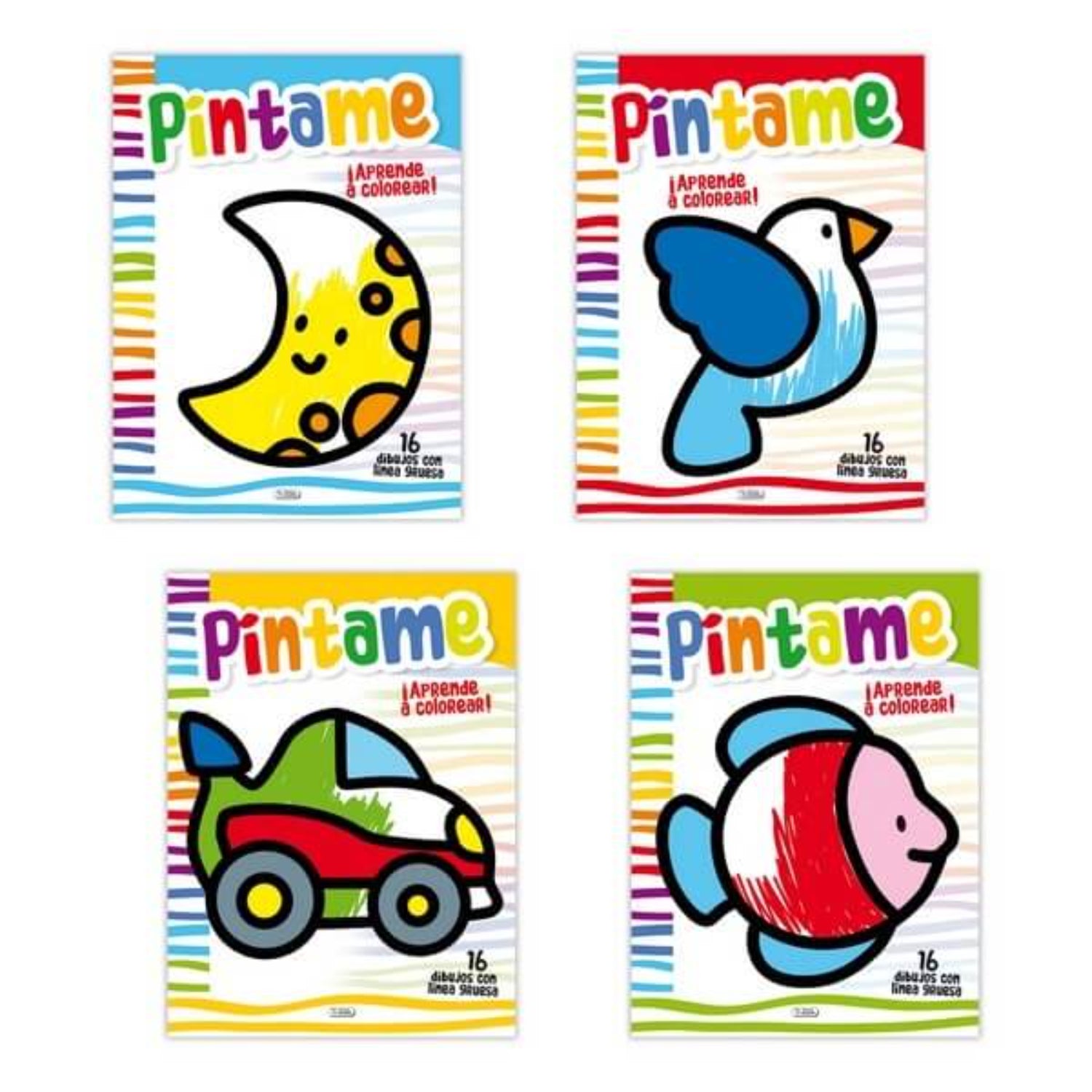 LIBRO COLOREAR PINTAME SURTIDO