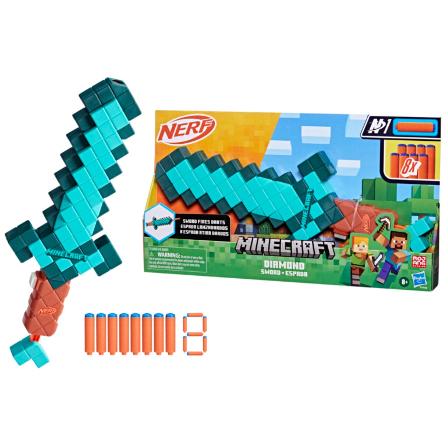 NERF LANZA MINECRAFT DIAMOND SWORD – Lady Lee Honduras