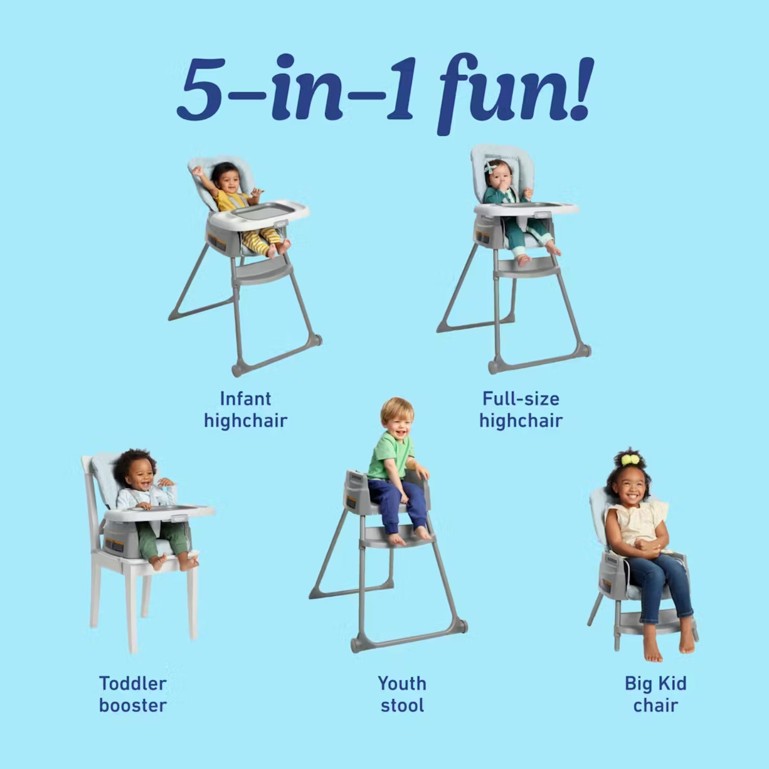Silla Graco Made2Grow 5 en 1 Terrazzo | Lady Lee Honduras